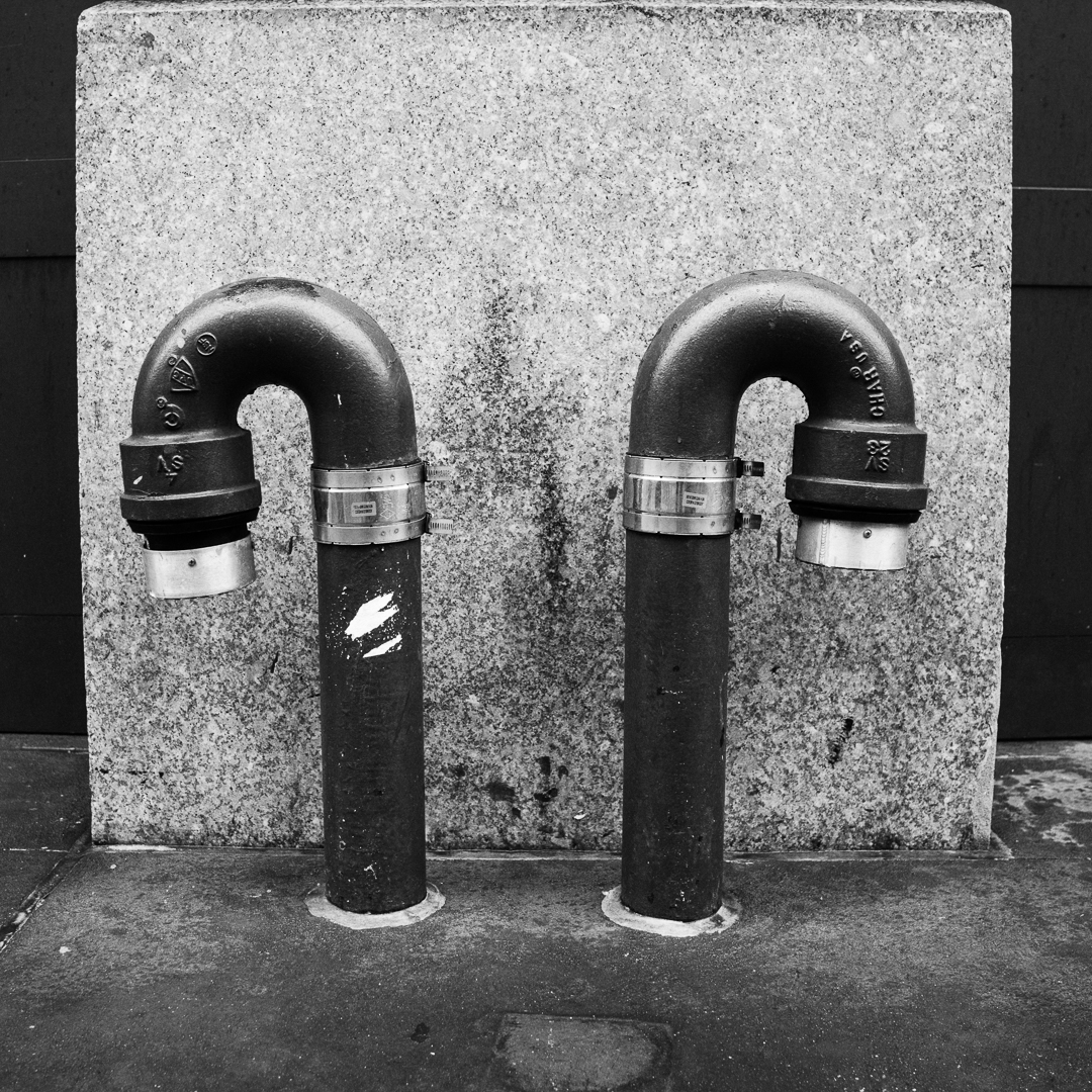 street pipes - ephraim | b&w art photography